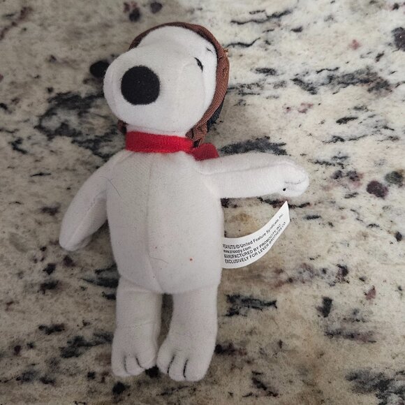 Toys | Vintage Peanuts Snoopy Plush 5 Mini Snoopy As Red Baron Pilot ...
